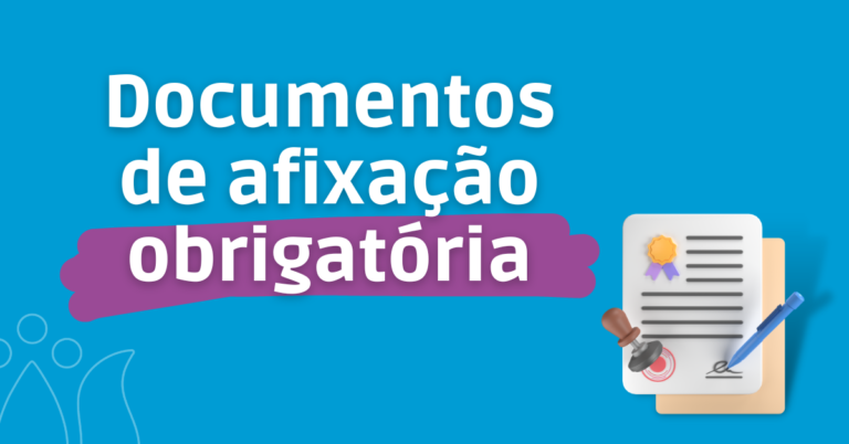 Documentos de afixação obrigatória
